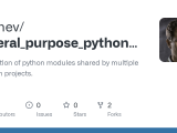 Github Kpenev General Purpose Python Modules A Collection Of Python