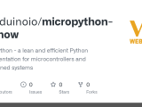 Github Webduinoio Micropython Espnow Micropython A Lean And