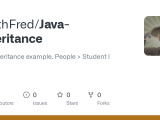Github Northfred Java Inheritance Java Inheritance Example People