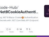 Github Netcode Hub Dotnet8cookieauthenticationinblazorwasmsolution