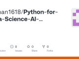 Github Froman1618 Python For Data Science Ai Development