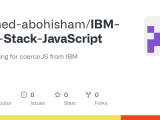Github Ahmed Abohisham Ibm Full Stack Javascript For Training For