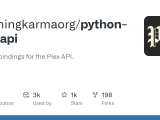 Github Pushingkarmaorg Python Plexapi Python Bindings For The Plex Api