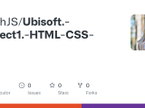 Github Liakhjs Ubisoft Project1 Html Css