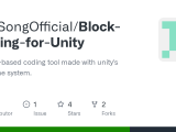 Github Devsongofficial Block Coding For Unity A Block Based Coding