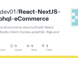 Github Luckdev01 React Nextjs Graphql Ecommerce Full Stack Ecommerce