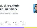 Github Codejockie Github Profile Summary Tool For Visualizing Github
