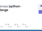 Github Stevenszx Python Challenge