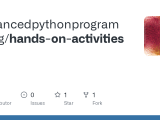 Github Advancedpythonprogramming Hands On Activities