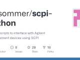 Github Phsommer Scpi Python Python Scripts To Interface With Agilent