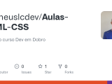 Github Matheuslcdev Aulas Html Css Aulas Do Curso Dev Em Dobro