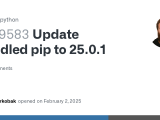 Update Bundled Pip To 25 0 1 Issue 129583 Python Cpython Github