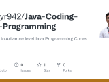 Github Luckyr942 Java Coding And Programming Scratch To Advance