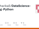 Github Mniharika5 Datascience Using Python
