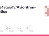 Github 1plus1equal3 Algorithm Practice