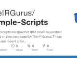 Github Theirgurus Sample Scripts Sample Scripts Designed For Ibm