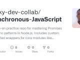 Github Micky Dev Collab Asynchronous Javascript A Hands On Practice