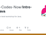 Github She Codes Now Intro To Java Beginner Level Workshop For Java