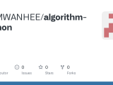 Github Namwanhee Algorithm Python