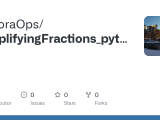 Github Jmsehsan Simplifyingfractions Python