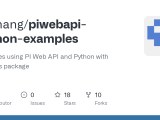Github Bzshang Piwebapi Python Examples Examples Using Pi Web Api