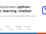 Github Tatiblockchain Python Deep Learning Chatbot A Deep Learning
