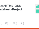 Github Acinea Html Css Cheatsheet Project