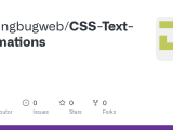 Github Codingbugweb Css Text Animations