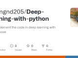 Github Phongnd205 Deep Learning With Python This Implement The Code