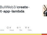 Github Redbullweb3 Create React App Lambda