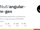 Github Mcnull Angular Form Gen Design Bootstrap Based Form Schemas