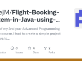 Github Anitejm Flight Booking System In Java Using Switch Case As