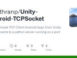 Unity Android Tcpsocket Assets Canvas Cs At Master Pavithranp Unity