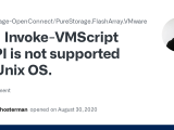 Invoke Vmscript Sspi Is Not Supported On Unix Os Issue 40
