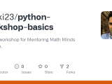 Github Ashki23 Python Workshop Basics Python Workshop For Mentoring