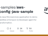 Github Aws Samples Aws Appconfig Java Sample A Sample Java
