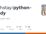 Github Techstay Python Study 我的python学习代码