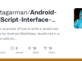 Github Scottagarman Android Javascript Interface Example This Is An