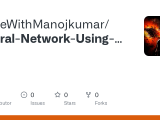 Github Codewithmanojkumar Neural Network Using Numpy