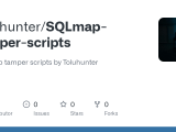 Github Toluhunter Sqlmap Tamper Scripts Sqlmap Tamper Scripts By