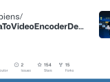 Github Incipiens Datatovideoencoderdecoder