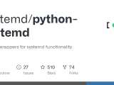 Github Systemd Python Systemd Python Wrappers For Systemd Functionality