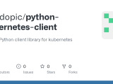 Github Davidopic Python Kubernetes Client Official Python Client