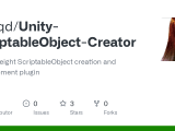 Github Subqd Unity Scriptableobject Creator A Lightweight