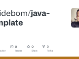 Github Guidebom Java Template
