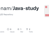 Github Sb Nam Java Study 자바 학습용 Repository