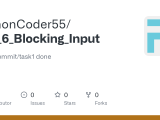 Github Pythoncoder55 Lab 6 Blocking Input Initial Commit Task1 Done