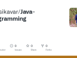 Github Hensikavar Java Programming