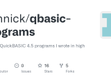 Github Zannick Qbasic Programs A Set Of Quickbasic 4 5 Programs I