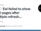 Eel Failed To Show Html Pages After Multiple Refresh Issue 627